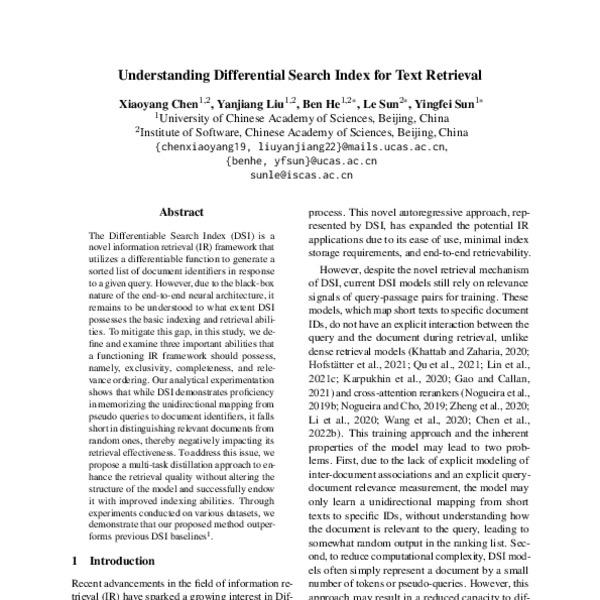 Understanding Differential Search Index For Text Retrieval Acl Anthology