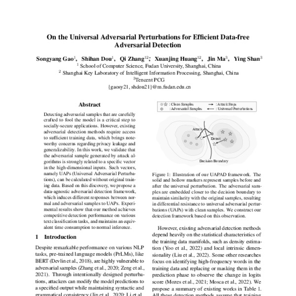 On The Universal Adversarial Perturbations For Efficient Data Free 3197