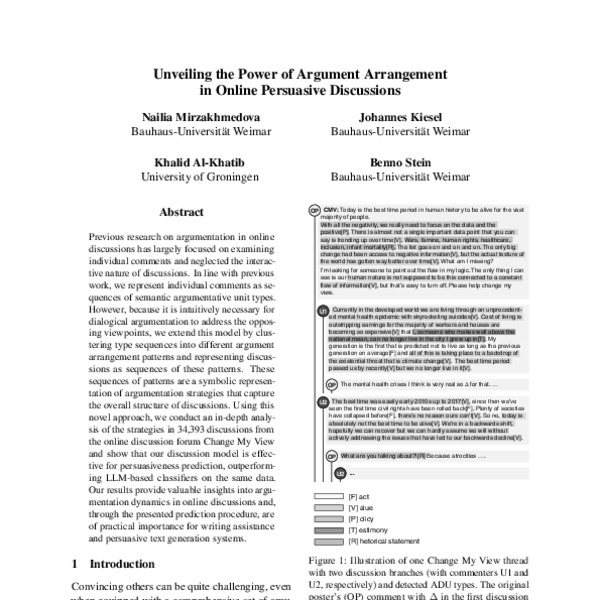 Unveiling the Power of Argument Arrangement in Online Persuasive ...