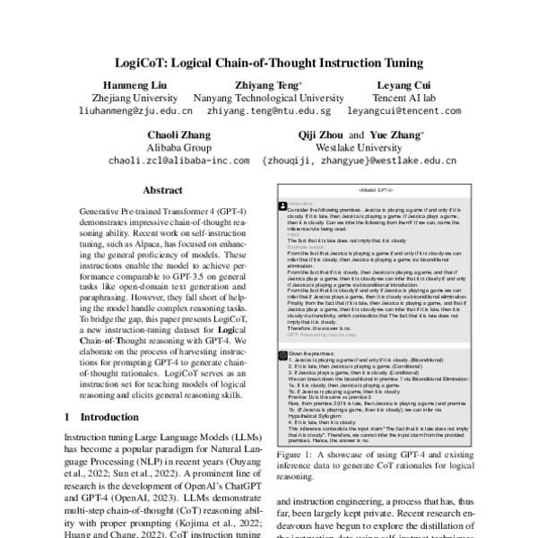 Logicot Logical Chain Of Thought Instruction Tuning Acl Anthology
