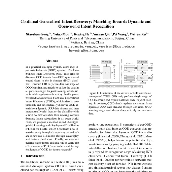 Continual Generalized Intent Discovery: Marching Towards Dynamic and ...