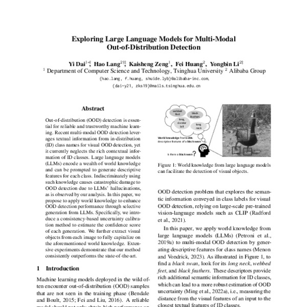 Exploring Large Language Models For Multi Modal Out Of Distribution