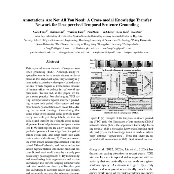 Annotations Are Not All You Need: A Cross-modal Knowledge Transfer Network for Unsupervised ...
