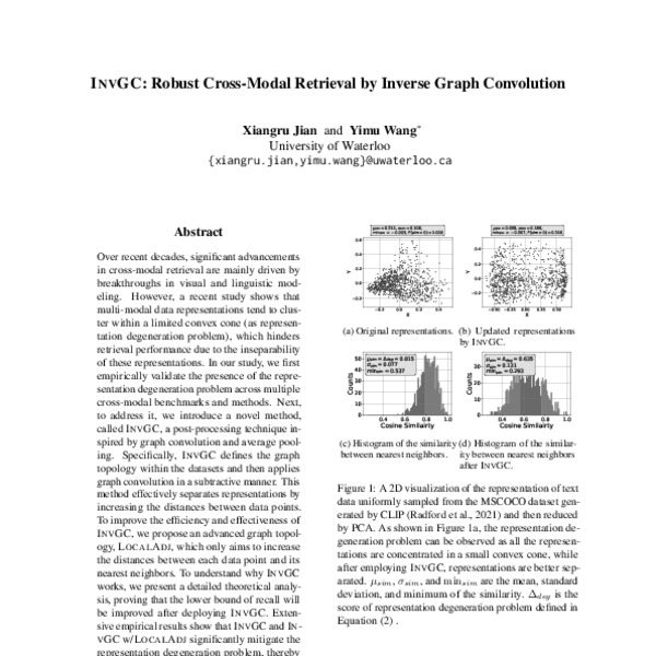 InvGC: Robust Cross-Modal Retrieval by Inverse Graph Convolution - ACL Anthology
