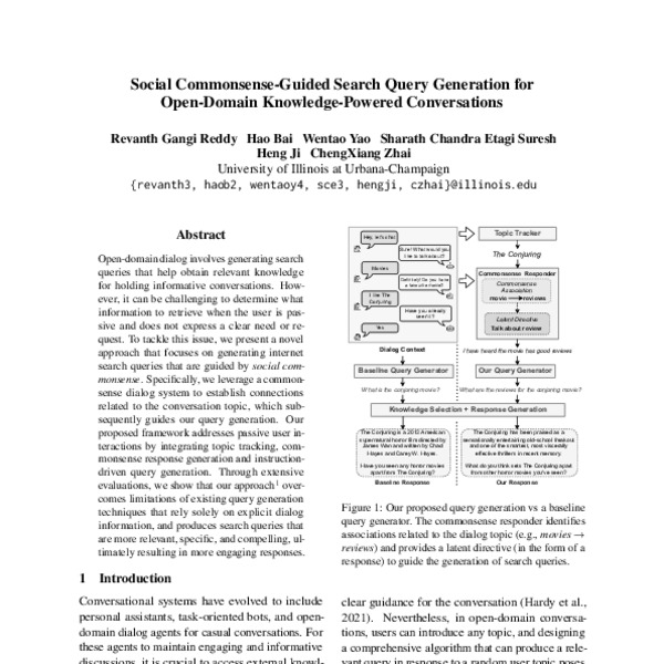 Social Commonsense-Guided Search Query Generation for Open-Domain Knowledge-Powered ...