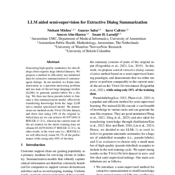 Llm Aided Semi Supervision For Efficient Extractive Dialog Summarization Acl Anthology