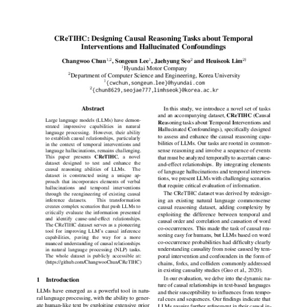 CReTIHC: Designing Causal Reasoning Tasks about Temporal Interventions ...