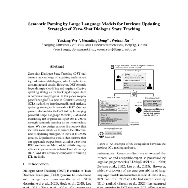 Semantic Parsing by Large Language Models for Intricate Updating Strategies of Zero-Shot ...