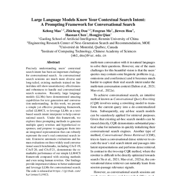 Large Language Models Know Your Contextual Search Intent: A Prompting Framework for ...