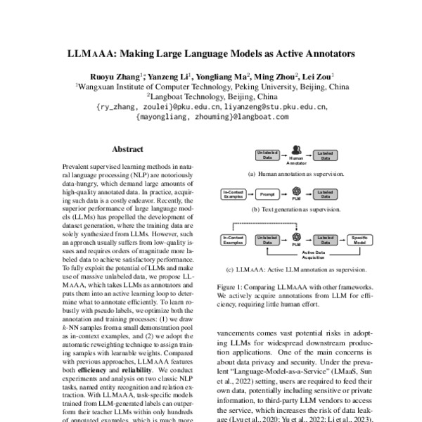 Llmaaa Making Large Language Models As Active Annotators Acl Anthology
