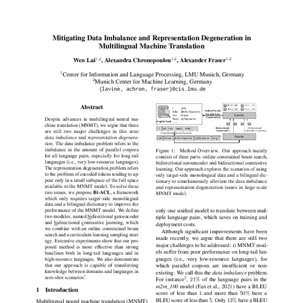 Mitigating Data Imbalance and Representation Degeneration in Multilingual Machine Translation ...