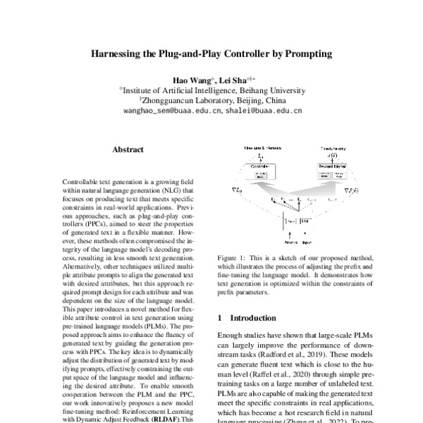 Harnessing the Plug-and-Play Controller by Prompting - ACL Anthology