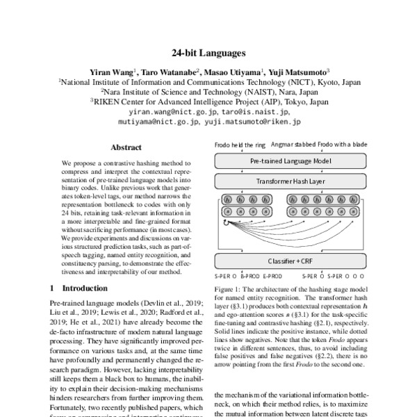 24-bit Languages - ACL Anthology
