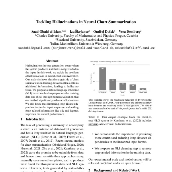 Tackling Hallucinations in Neural Chart Summarization - ACL Anthology