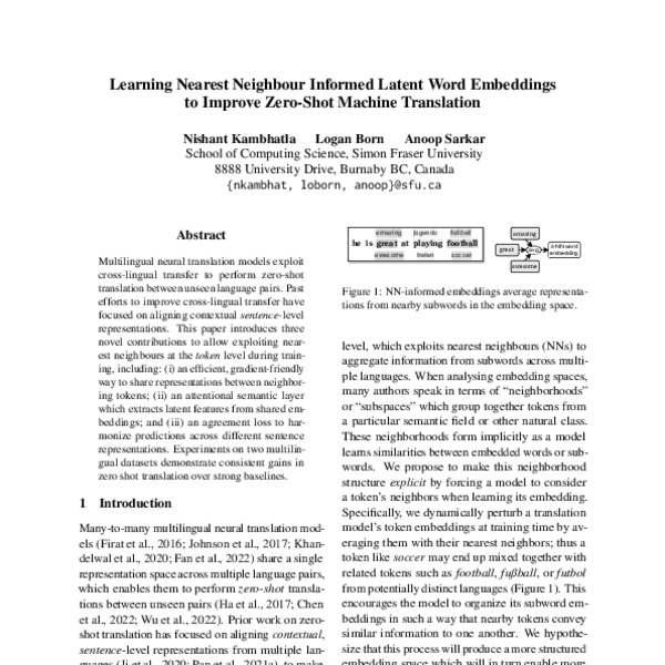Learning Nearest Neighbour Informed Latent Word Embeddings to Improve Zero-Shot Machine ...