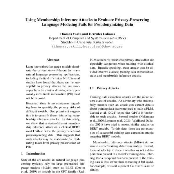 Using Membership Inference Attacks to Evaluate Privacy-Preserving Language Modeling Fails for ...