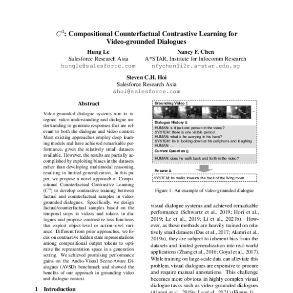 C3: Compositional Counterfactual Contrastive Learning for Video ...