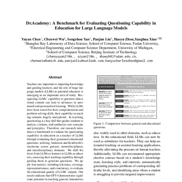 Dracademy A Benchmark For Evaluating Questioning Capability In