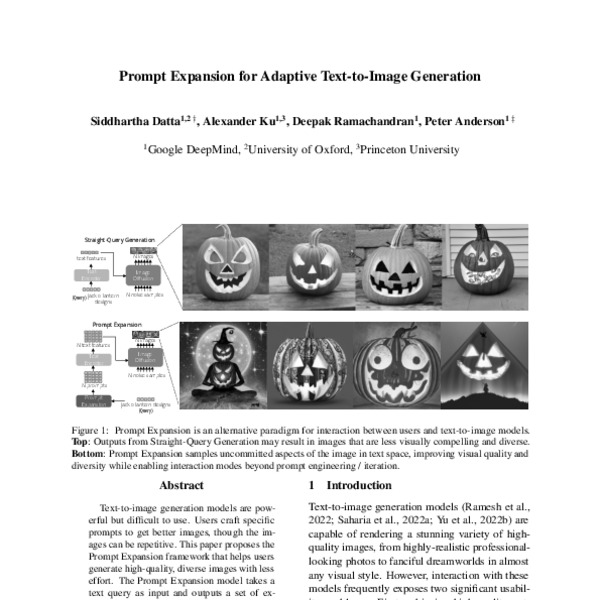 Prompt Expansion For Adaptive Text To Image Generation Acl Anthology