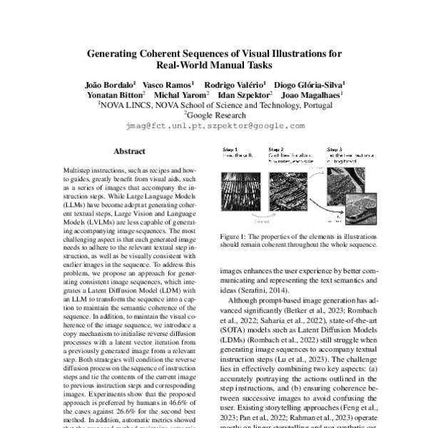 Generating Coherent Sequences of Visual Illustrations for Real-World Manual Tasks - ACL Anthology
