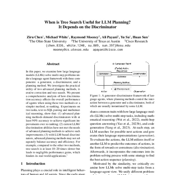 When Is Tree Search Useful For Llm Planning It Depends On The Discriminator Acl Anthology
