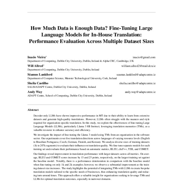 How Much Data is Enough Data? Fine-Tuning Large Language Models for In ...