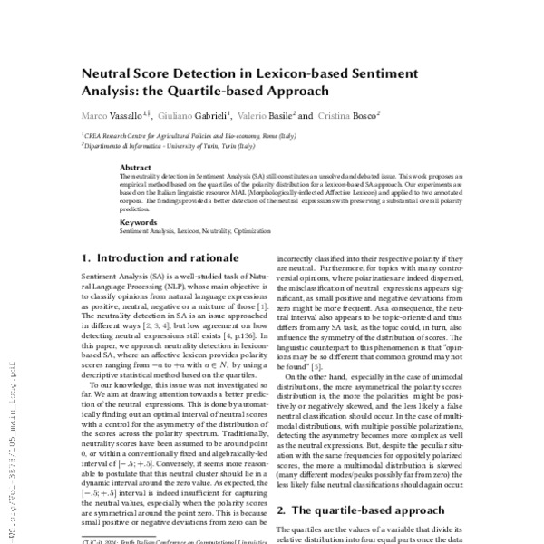 Neutral Score Detection in Lexicon-based Sentiment Analysis: The ...