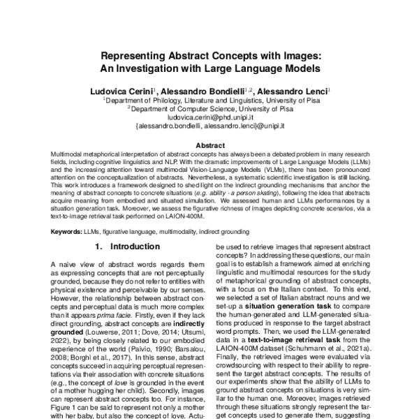 Representing Abstract Concepts With Images An Investigation With Large Language Models Acl