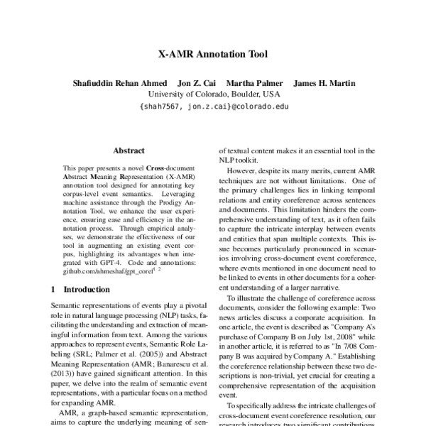 X-AMR Annotation Tool - ACL Anthology