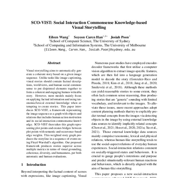 SCO-VIST: Social Interaction Commonsense Knowledge-based Visual ...