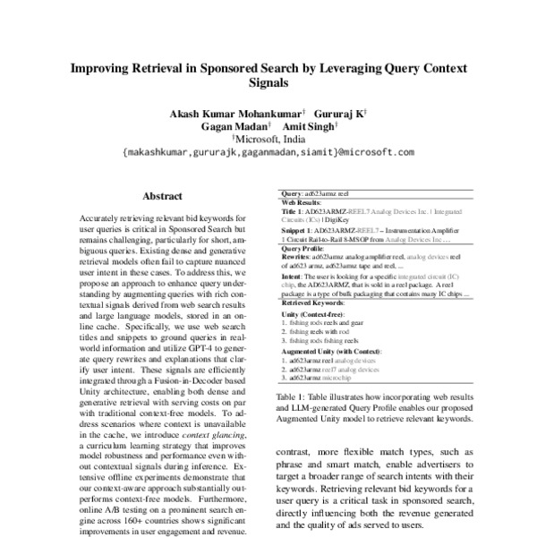 Improving Retrieval in Sponsored Search by Leveraging Query Context Signals - ACL Anthology