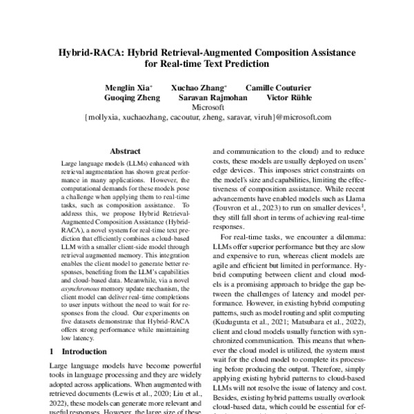 Hybrid-RACA: Hybrid Retrieval-Augmented Composition Assistance for Real ...