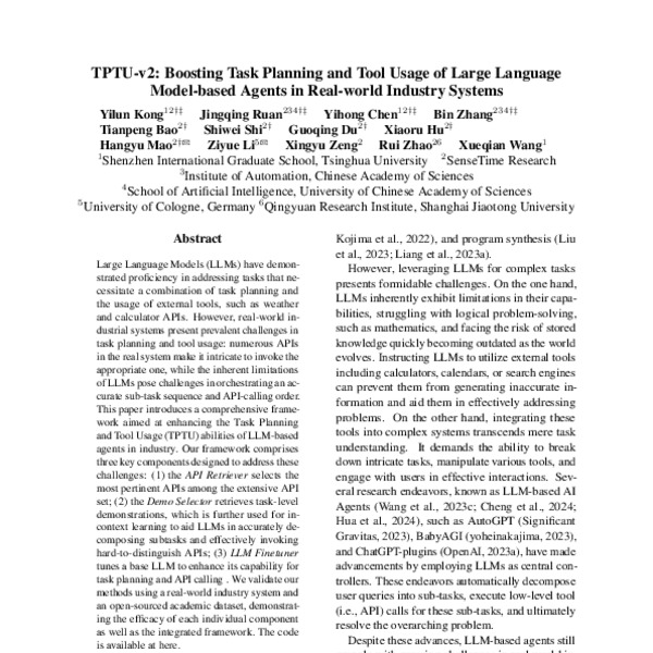 TPTU-v2: Boosting Task Planning and Tool Usage of Large Language Model ...