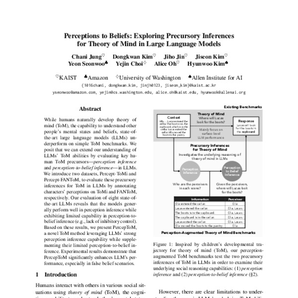 Perceptions to Beliefs: Exploring Precursory Inferences for Theory of Mind in Large Language ...