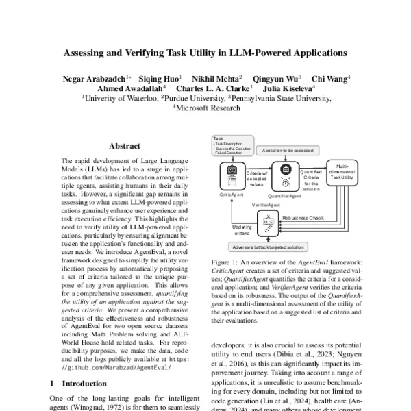 Assessing and Verifying Task Utility in LLM-Powered Applications - ACL Anthology