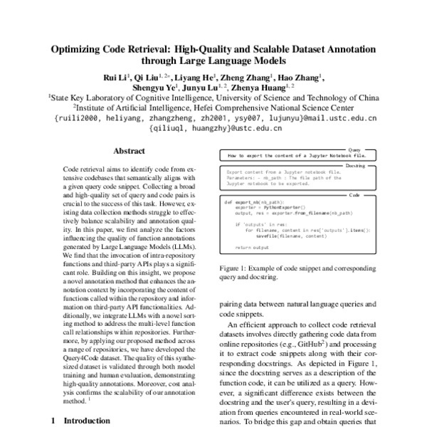 Optimizing Code Retrieval: High-Quality and Scalable Dataset Annotation through Large Language ...