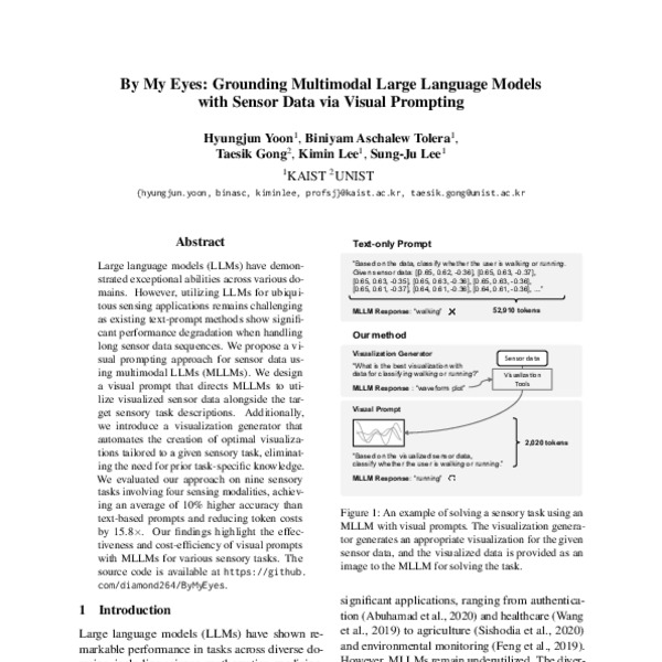 By My Eyes: Grounding Multimodal Large Language Models with Sensor Data via Visual Prompting ...