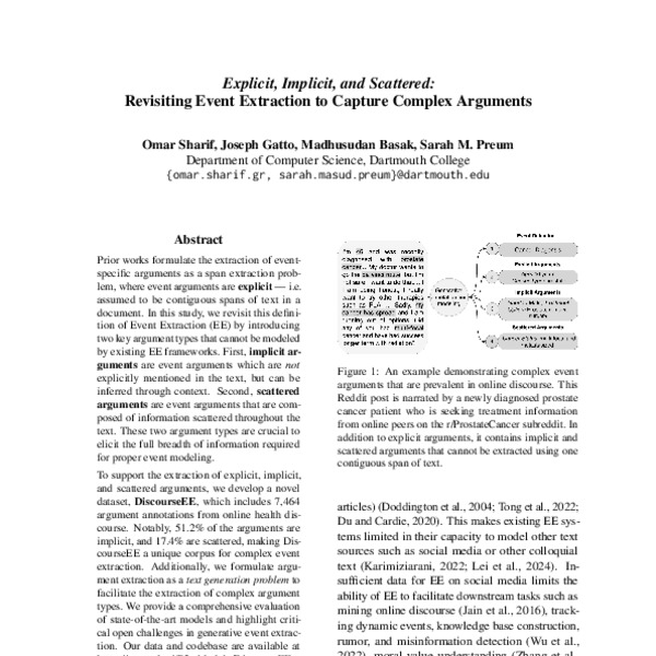 Explicit, Implicit, and Scattered: Revisiting Event Extraction to Capture Complex Arguments ...