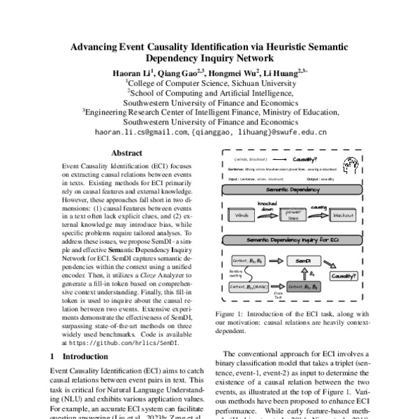 Advancing Event Causality Identification Via Heuristic Semantic Dependency Inquiry Network Acl
