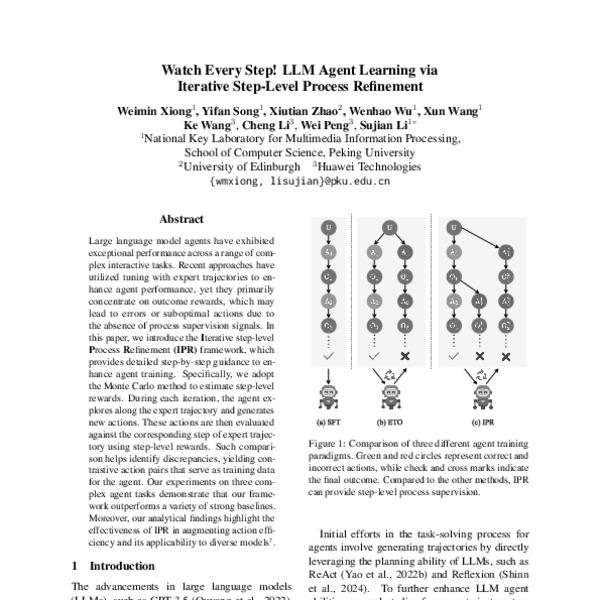 Watch Every Step! LLM Agent Learning via Iterative Step-level Process Refinement - ACL Anthology