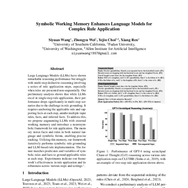 Symbolic Working Memory Enhances Language Models for Complex Rule ...
