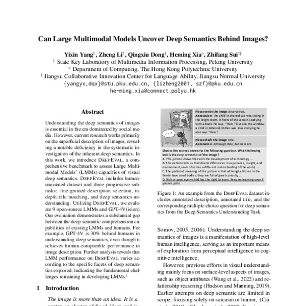 Can Large Multimodal Models Uncover Deep Semantics Behind Images Acl Anthology