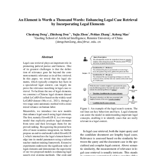 An Element is Worth a Thousand Words: Enhancing Legal Case Retrieval by ...