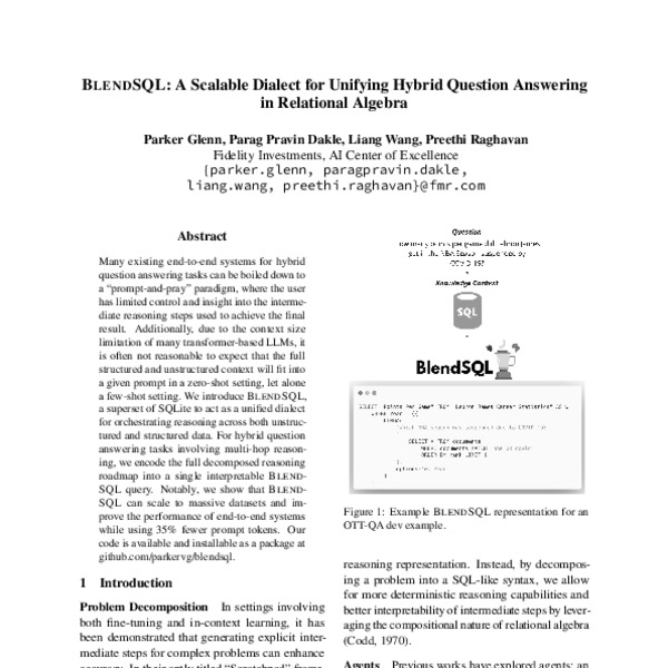 Blendsql A Scalable Dialect For Unifying Hybrid Question Answering In Relational Algebra Acl