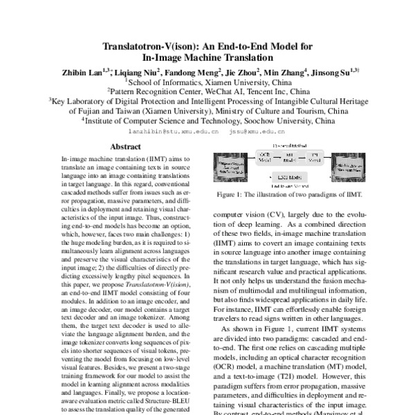 Translatotron-V(ison): An End-to-End Model for In-Image Machine ...