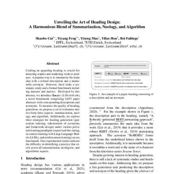 Unveiling the Art of Heading Design: A Harmonious Blend of ...