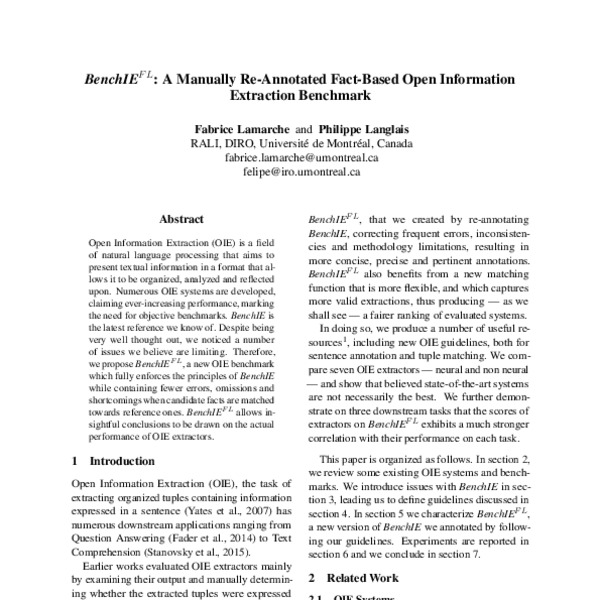 Benchie Fl A Manually Re Annotated Fact Based Open Information Extraction Benchmark Acl Anthology