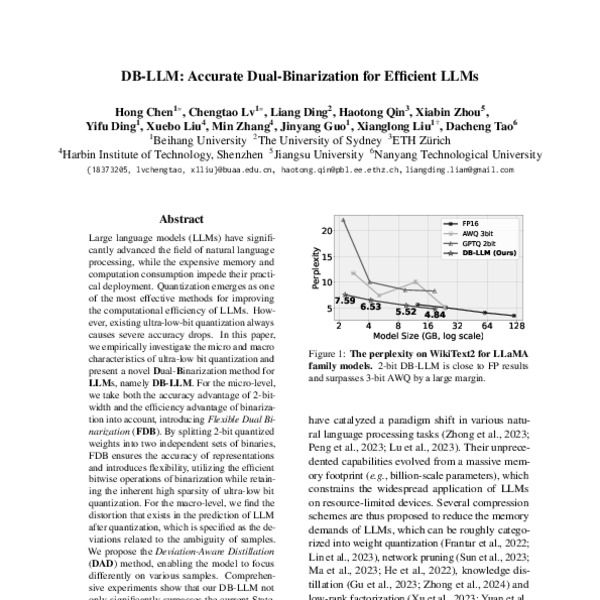 DB-LLM: Accurate Dual-Binarization for Efficient LLMs - ACL Anthology