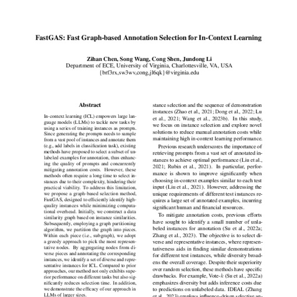 FastGAS: Fast Graph-based Annotation Selection for In-Context Learning - ACL Anthology