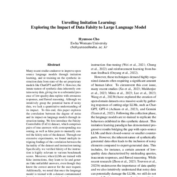 Unveiling Imitation Learning Exploring The Impact Of Data Falsity To